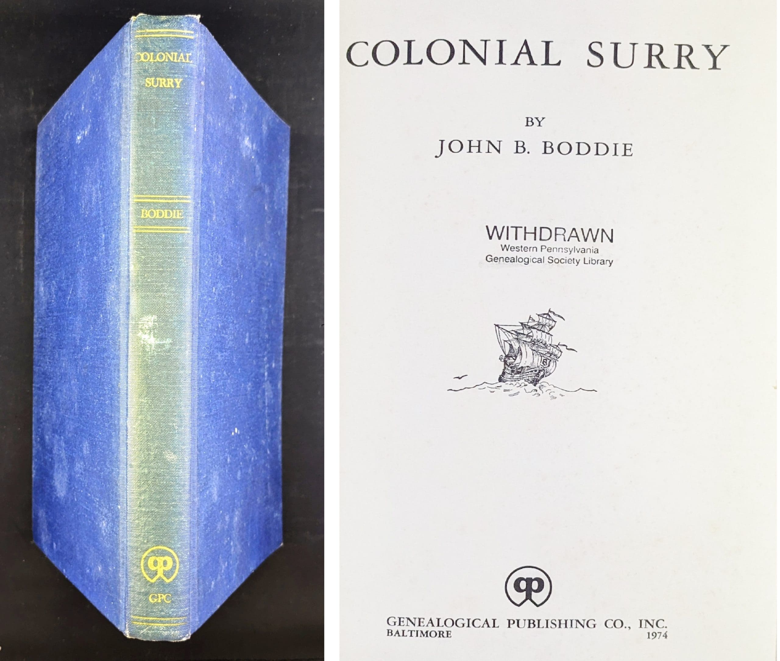 873. Colonial Surry (County in Virginia). | Western Pennsylvania ...